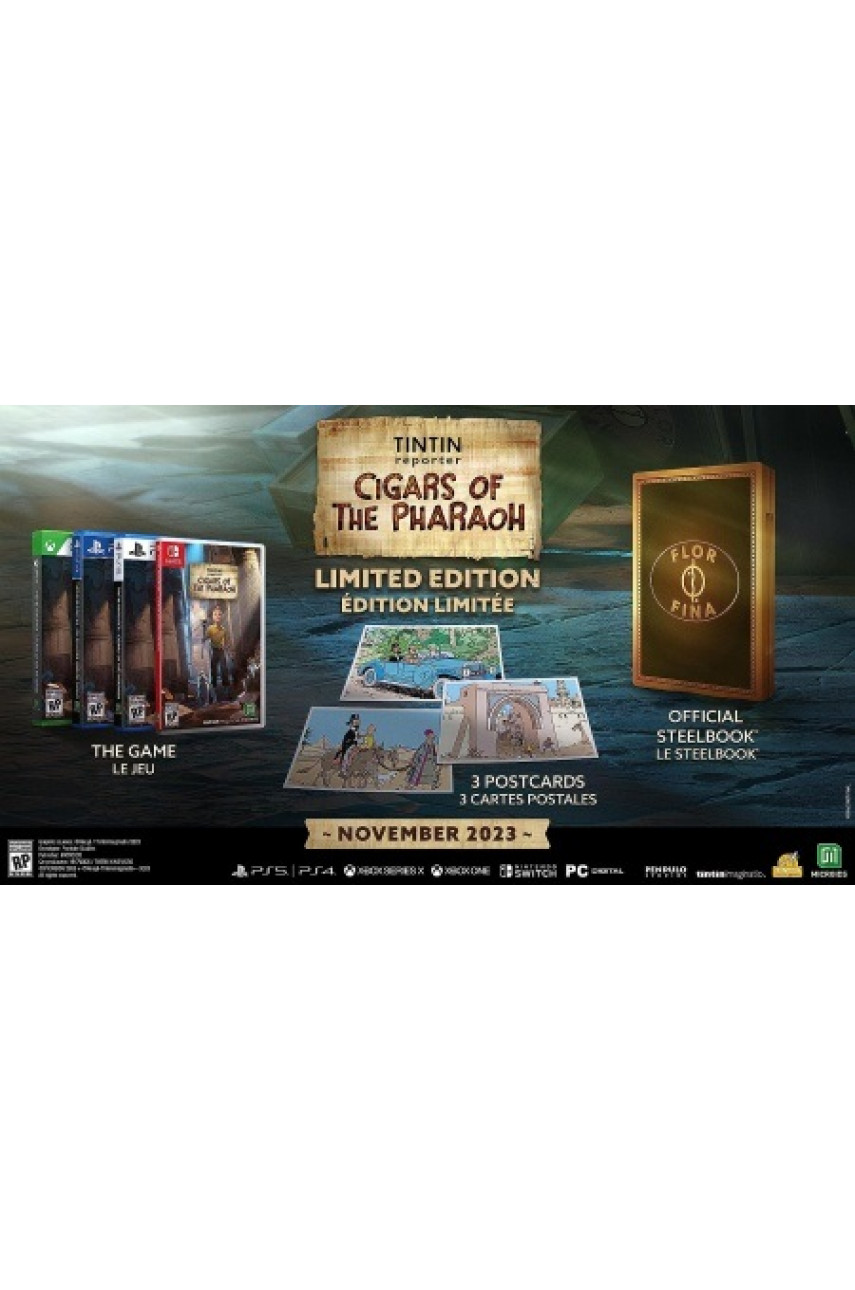 Игра Tintin Reporter: Cigars of the Pharaoh Limited Edition (PS5) купить с доставкой по Москве и ...